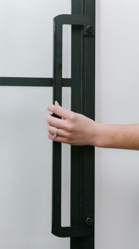 Surface Mounted Flush Pull & Front Handle Combo | Rustica